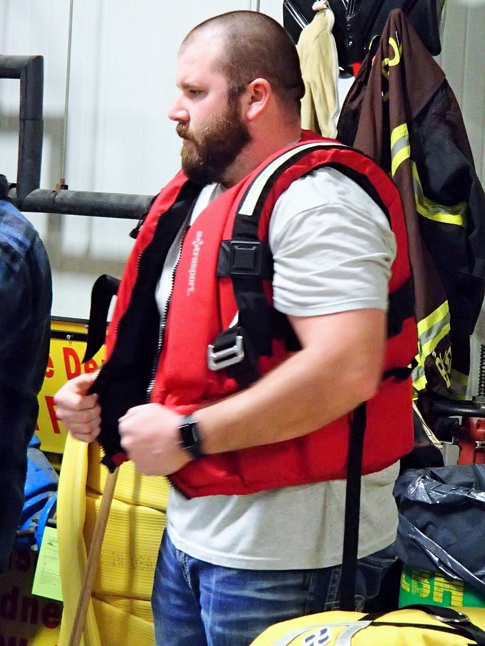 Slightly Off the Mark: Photos: Firefighter Ice and Water Rescue Training