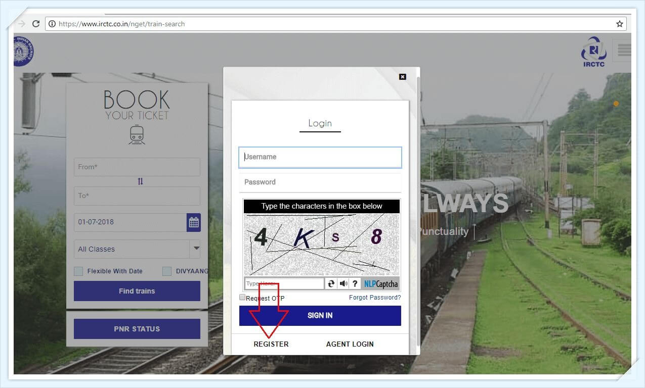IRCTC Registration - Create New Account - IRCTC Sign Up 2023 | My IRCTC