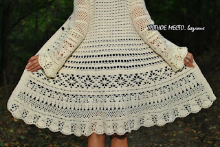 Tina's handicraft : long crochet cardigan