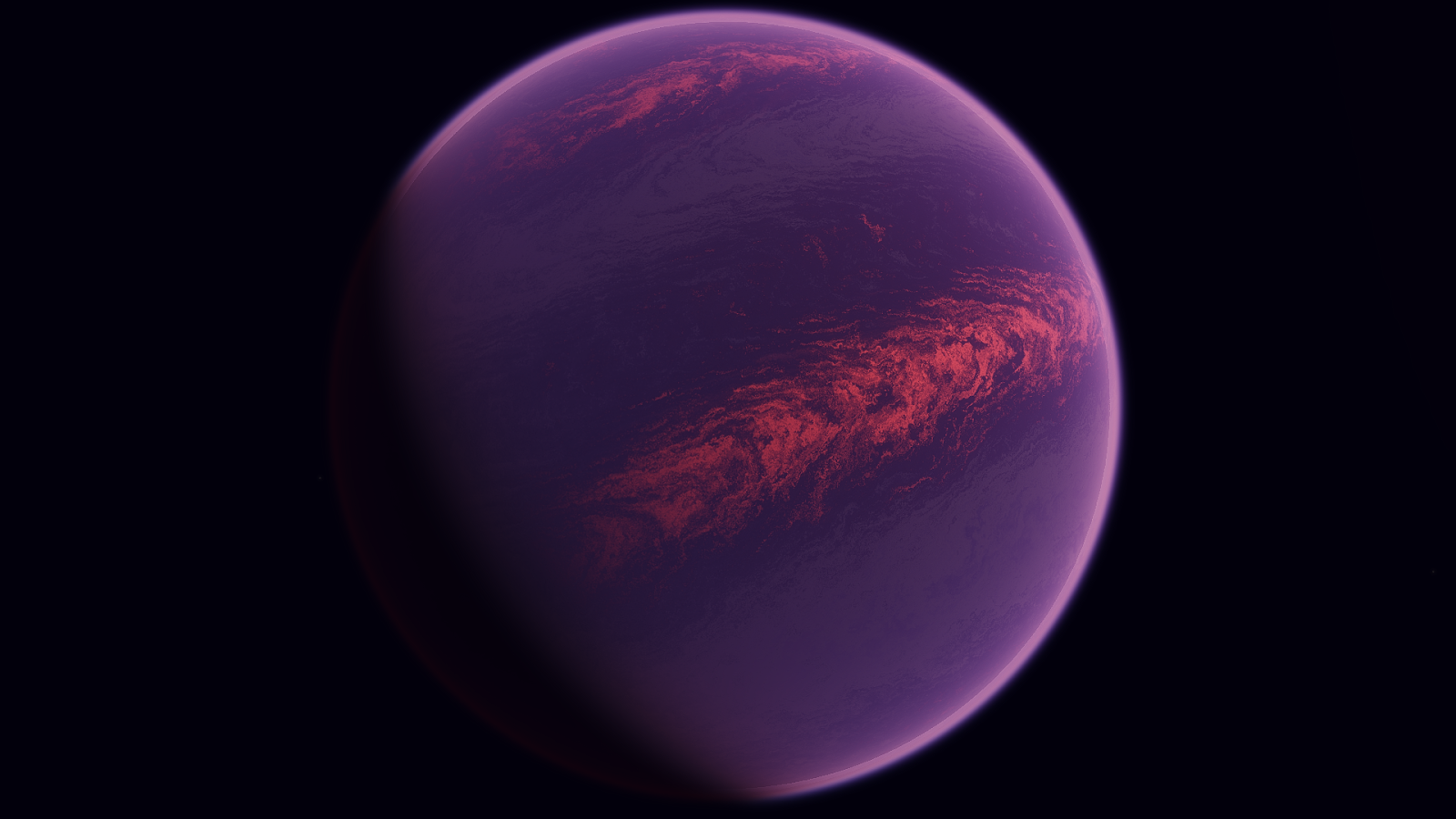 Purple Gas Giant