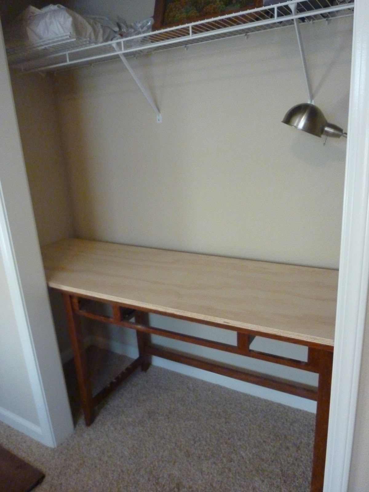 Closet Office - More than Rubies - DIY Show Off ™ - DIY Decorating and ...