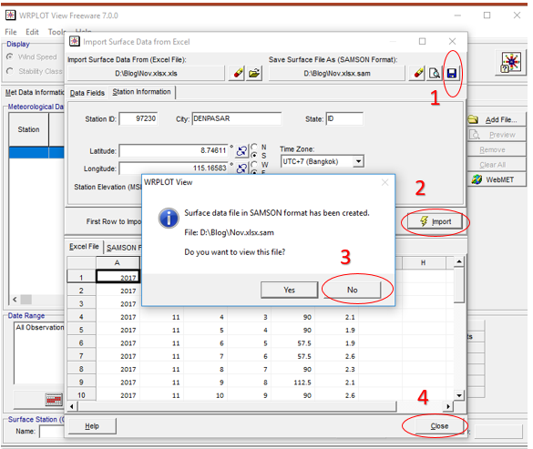 Pemanfaatan Aplikasi WRPlot (Wind Rose Plot) dalam menentukan sebaran ...