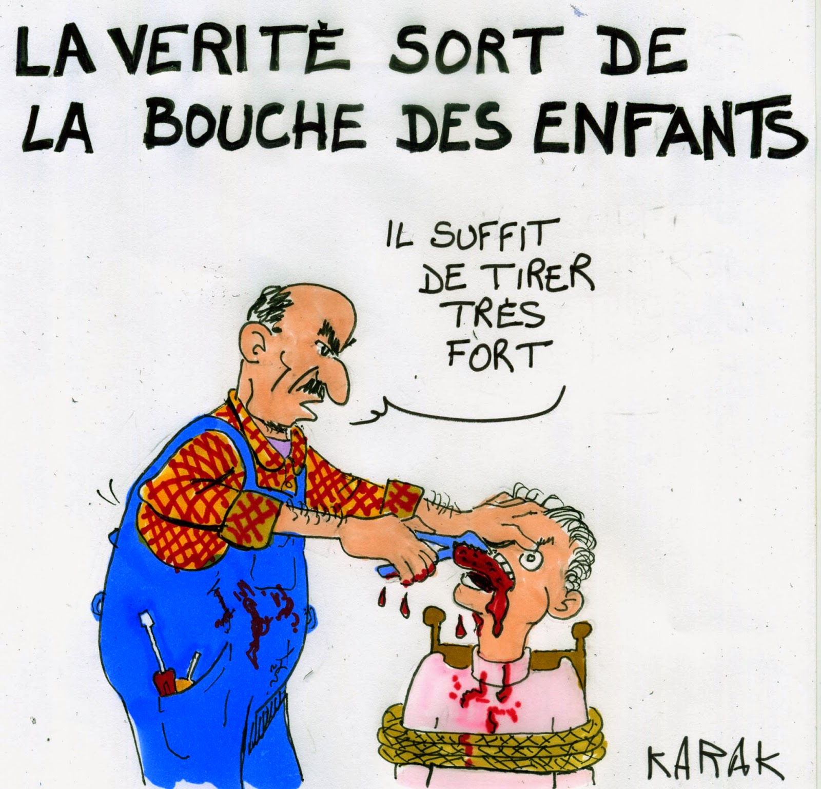 LES MEILLEURS DESSINS DE KARAK: bonjour les proverbes à la con..