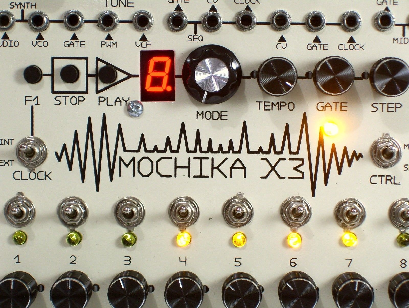MATRIXSYNTH: AtomoSynth Mochika X3 Analog Synthesizer Sequencer
