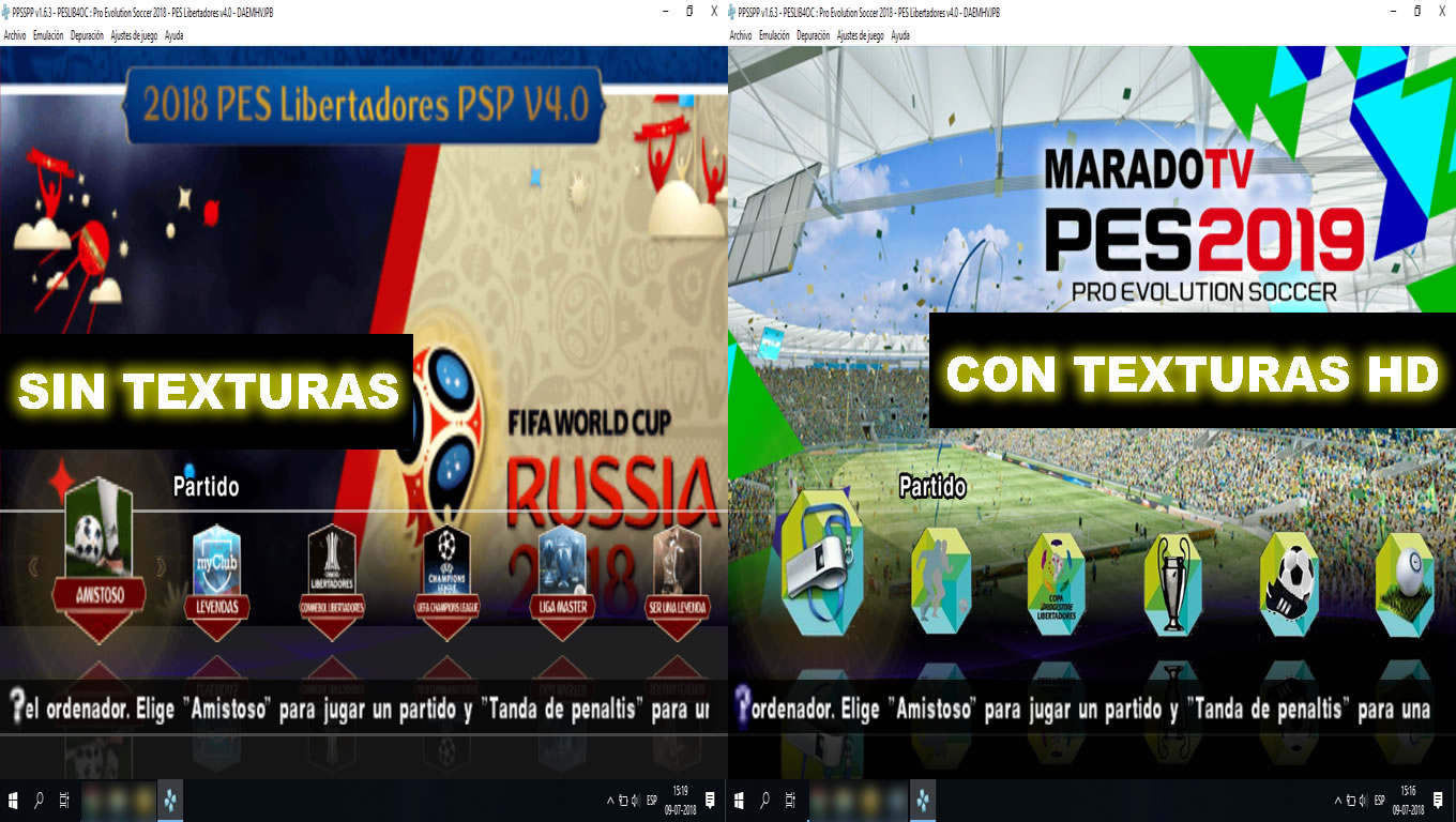 NUEVO PES 2019 COPA LIBERTADORES PPSSPP