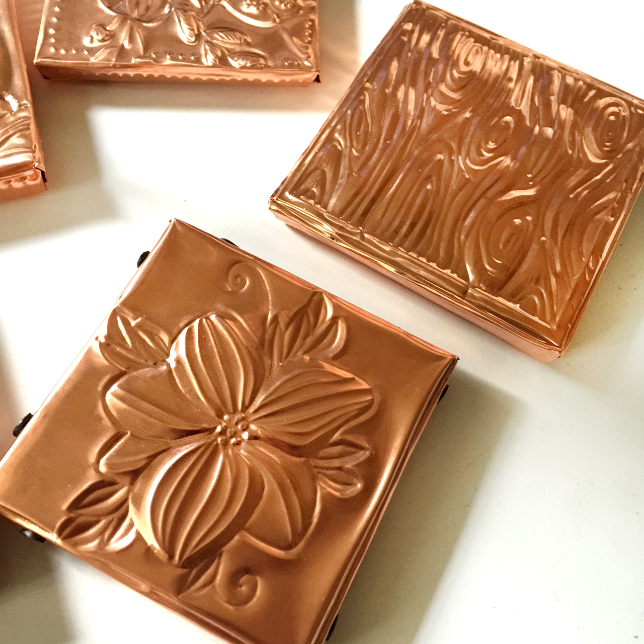 FACCI DESIGNS: How to Make Decorative Copper Coasters - DIY Craft