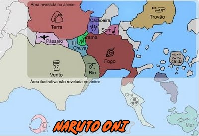 Naruto Oni: Países e Vilas