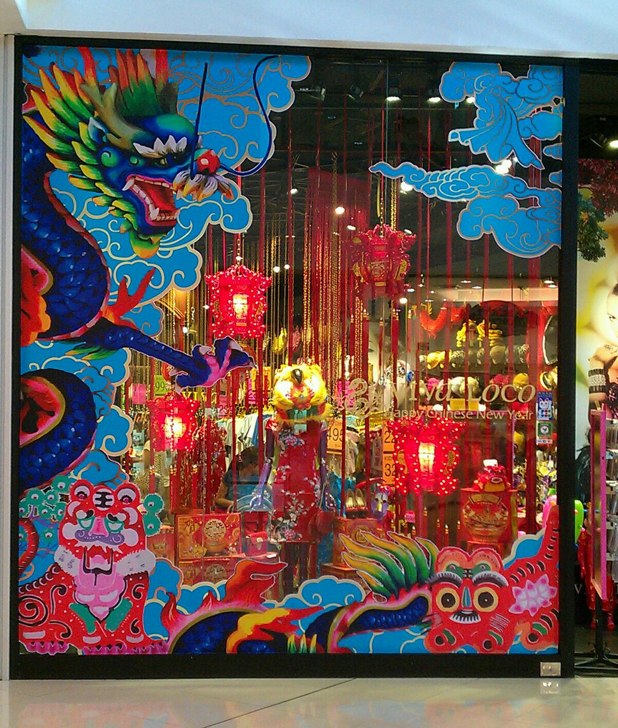 Viva Loco Chinese New Year Windows, Bangkok