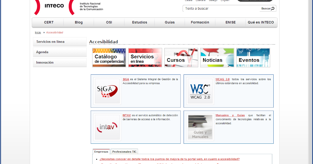 Accesibilidad en la Web: Gracias INTECO