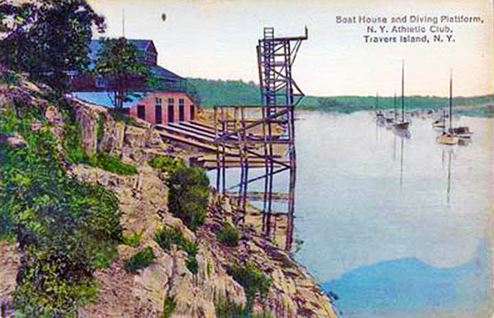Historic Pelham: The Diving Platform on Travers Island for Members of ...