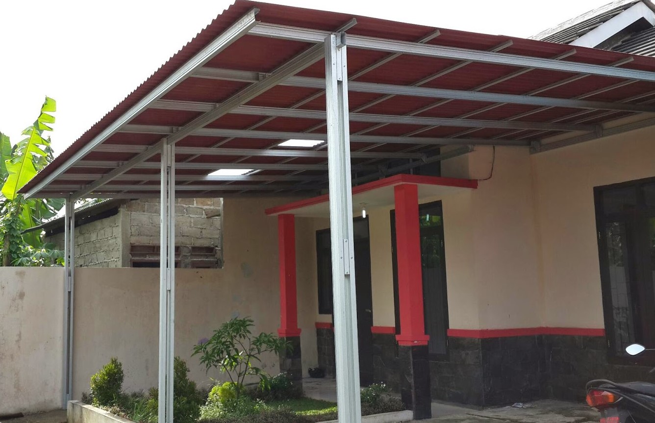 √ 37 Model Kanopi Galvalum Minimalis Modern Paling Populer