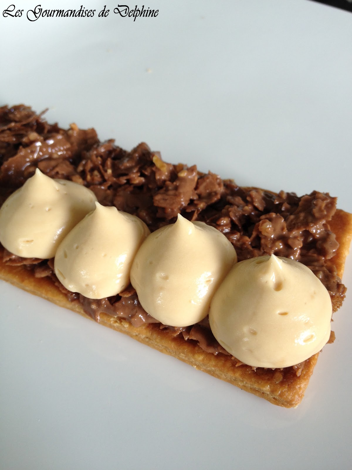 Mille-feuille crousti-coulant caramel au beurre salé