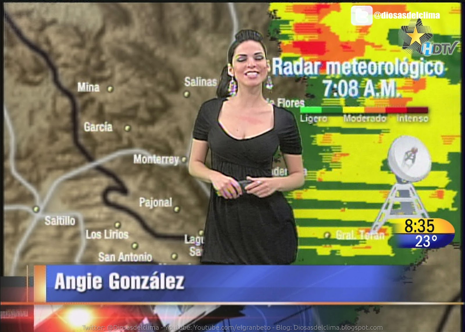 Las diosas del clima: Angie Gonzalez