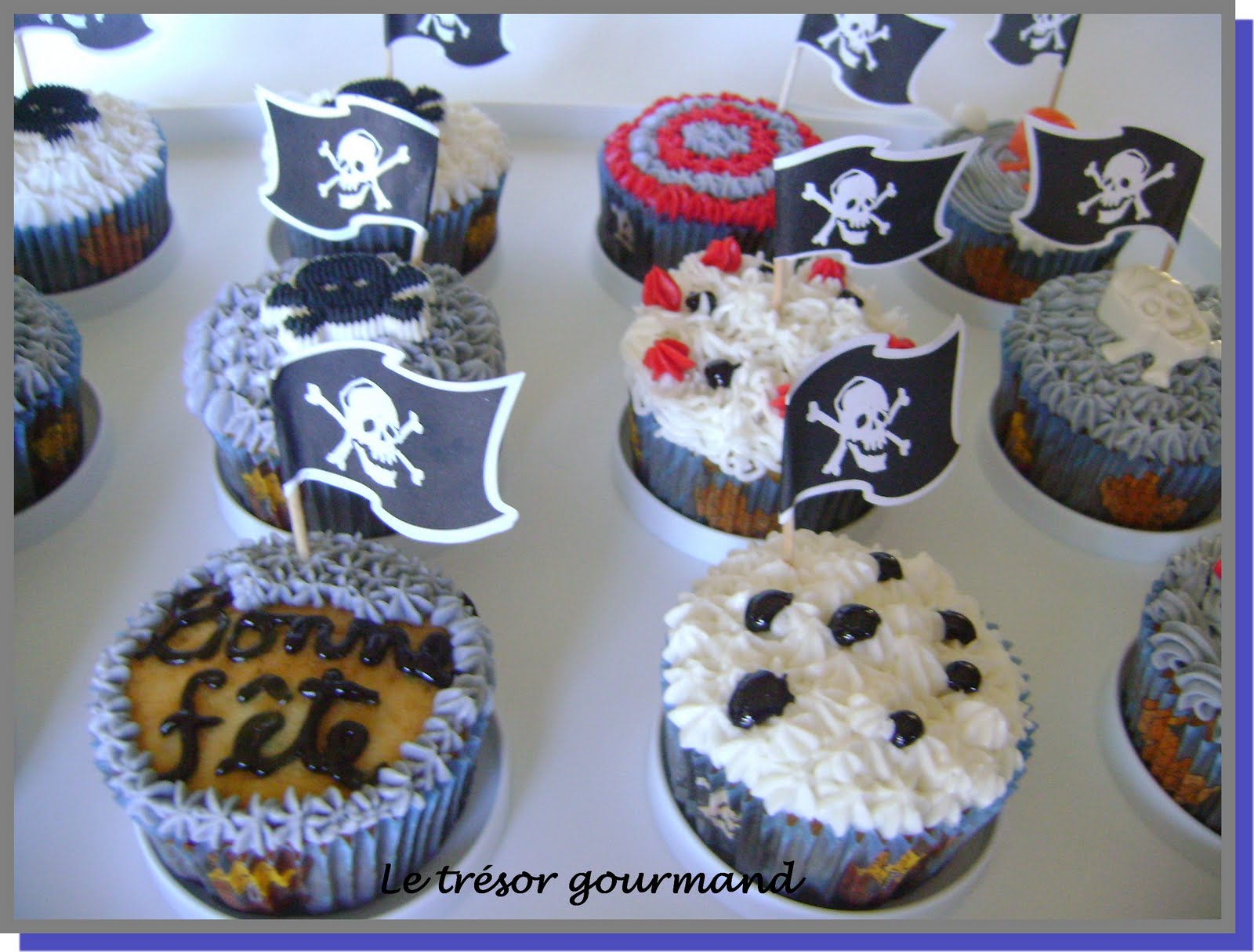 LE TRÉSOR GOURMAND: CUPCAKES PIRATES