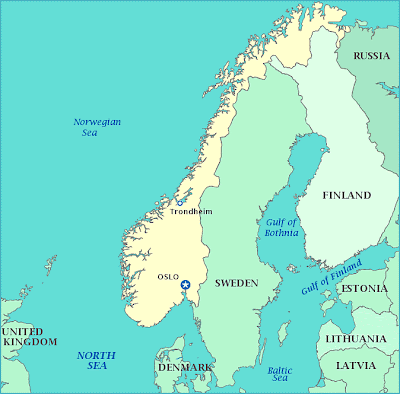 Kart over Norge | Kart over Norge By Regional Provinsen