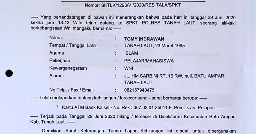 Cara Nak Buat Laporan Polis Ic Hilang - BayleegroFoster