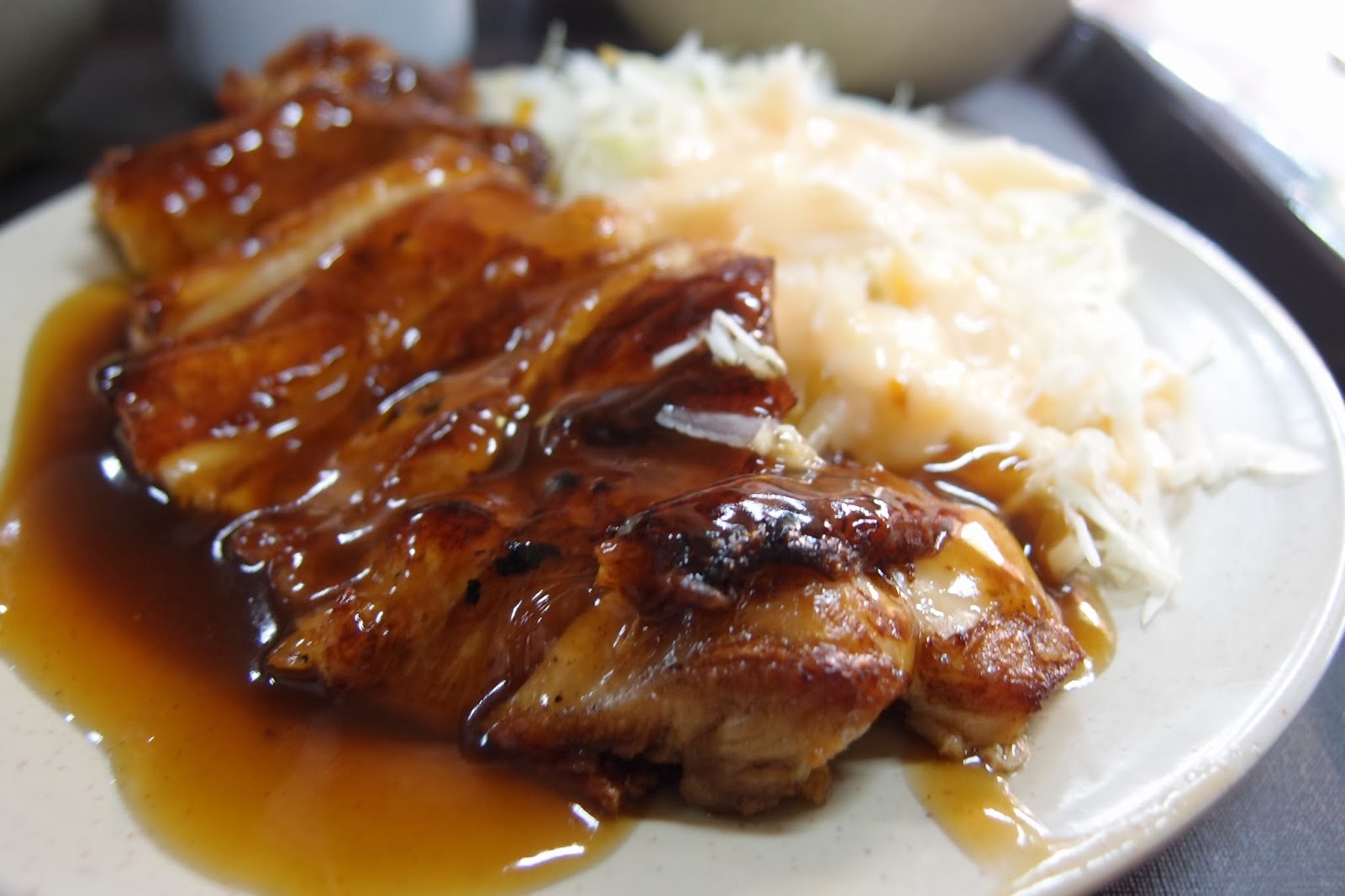 A Spoonful of Soul: Mansaku's Chicken Teriyaki at Golden Mile Food Centre