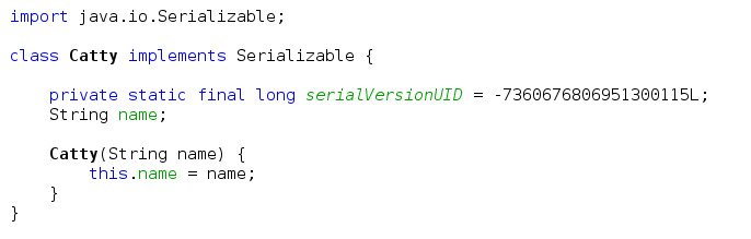 Java-Latte: Serialization in Java
