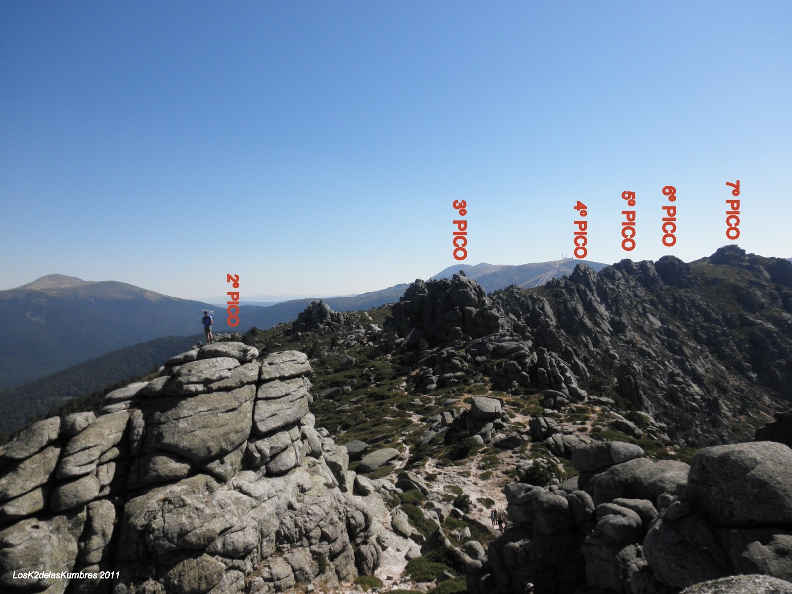Ascension al 2º de Siete Picos