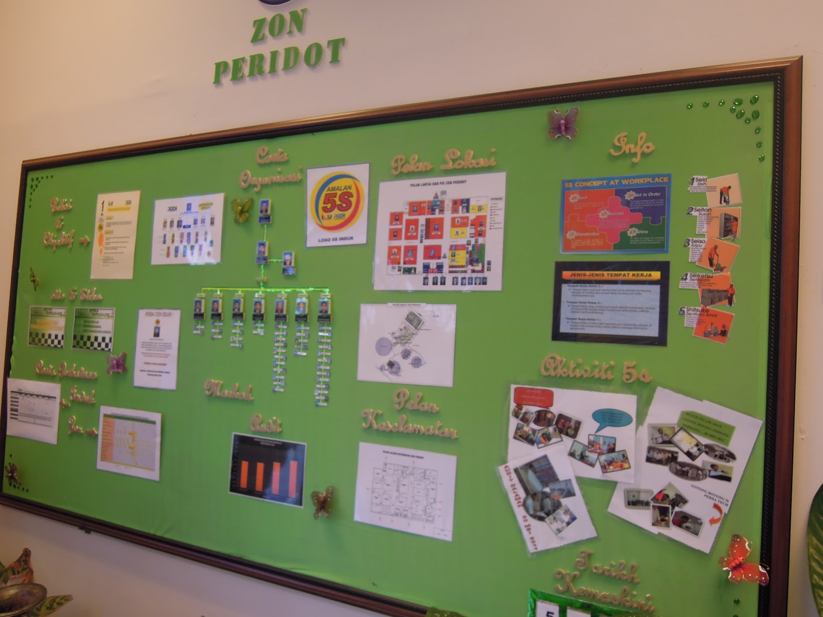 5S DILAKSANA, KUALITI DAN PRODUKTIVITI DIUTAMA: Panduan membuat Sudut 5S