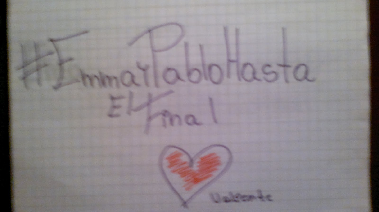 #EmmayPabloHastaElFinal : Emma y Pablo Hasta el Final en Corazon Valiente