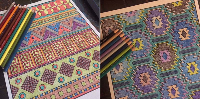 Fun GEO Patterns to Print & Color!