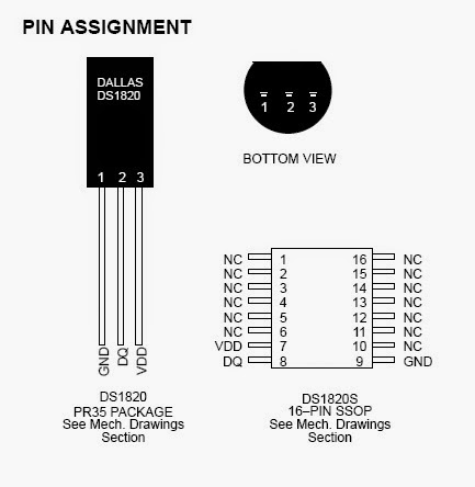 การตรวจวัดอุณหภูมิด้วยไอซีดิจิตอลเบอร์ DS1820 - Ieasystep