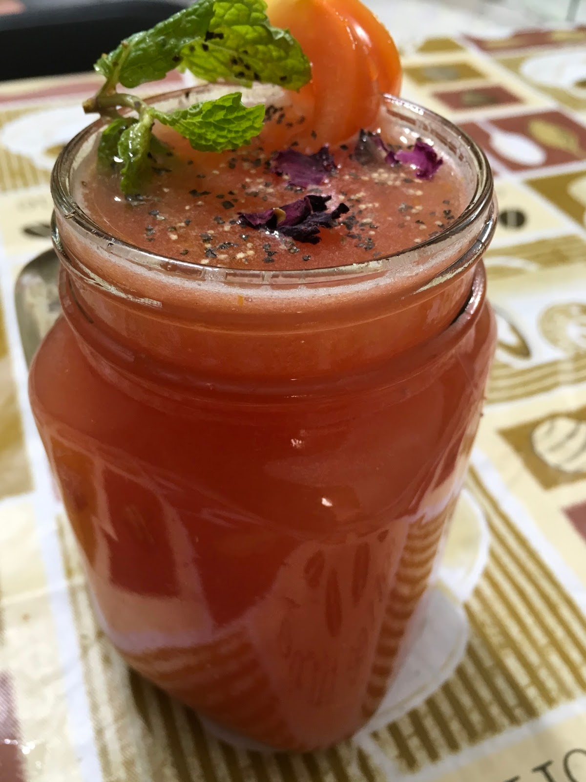 2 step tomato smoothie