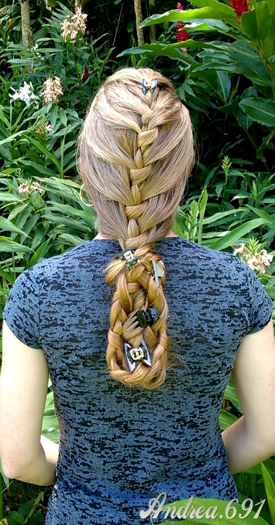 Braids & Hairstyles for Super Long Hair: Wrap-around French braid