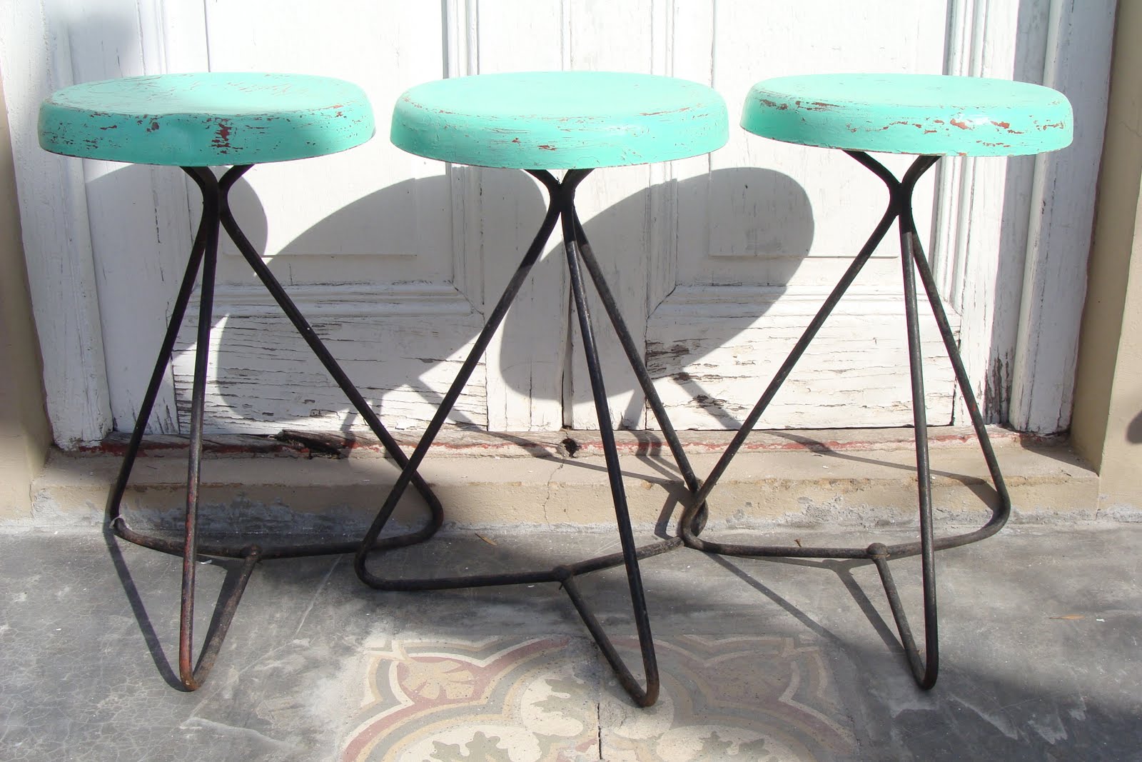 Banquitos vintage metal: Deco Marce Tienda