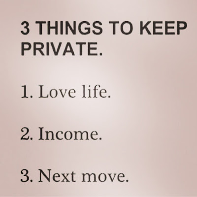 3 Things You Should Always Keep Private | Lolliestyle