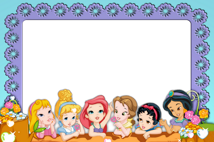 Marcos para fotos de princesas Disney gratis - Imagui