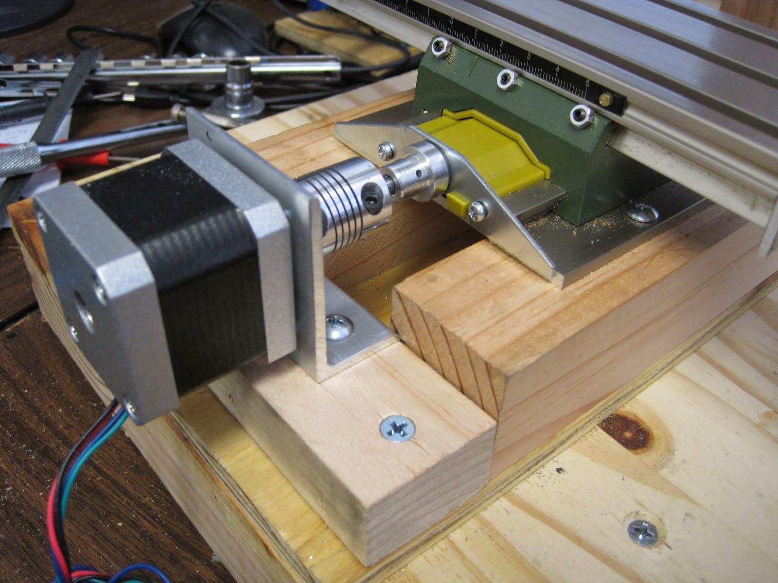 Adam's Rambling: Homemade CNC2 (Y axis)