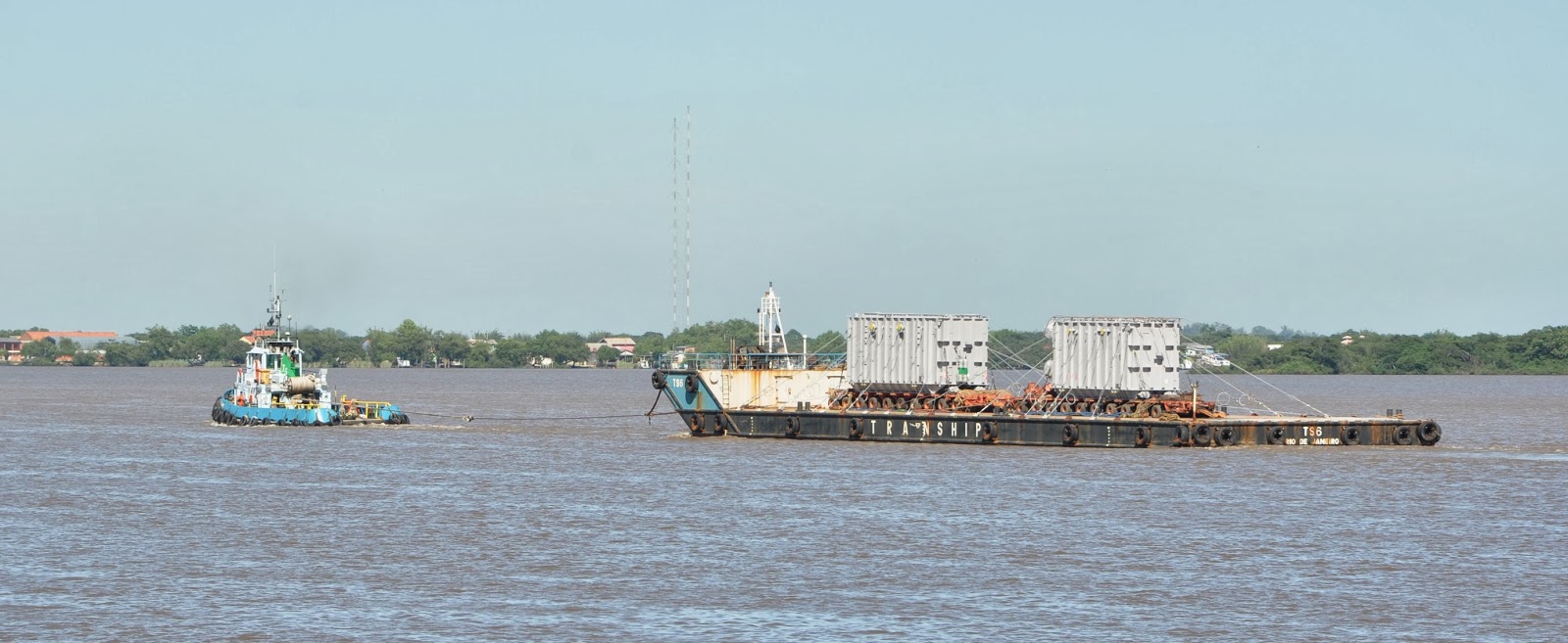 VCV ESTEIO: Exclusivo – Balsa “TS-6” parte de Porto Alegre com carga ...