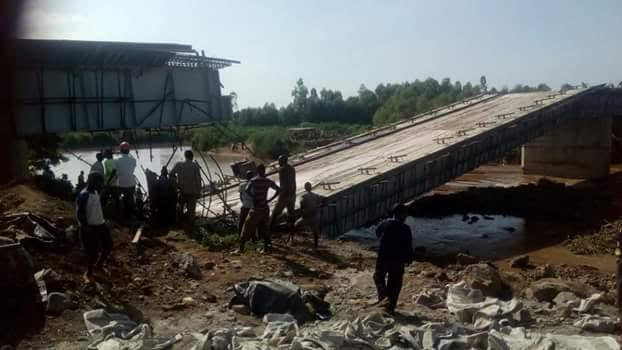 Photos: 1.2 billion shillings bridge collapses in Kenya