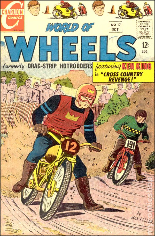 MOTORCYCLE 74: World of Wheels - vintage comic books 1956 - 69