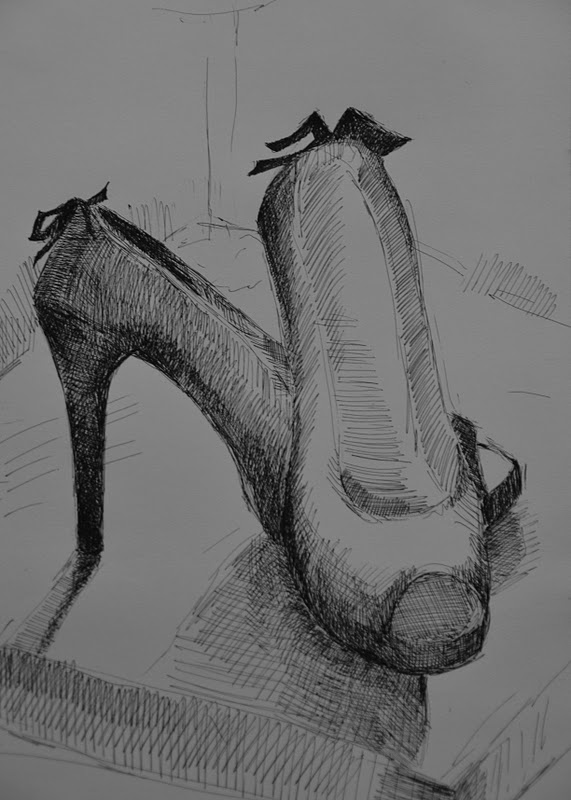 Grażyna Widawska- rysunek i malarstwo: Buty