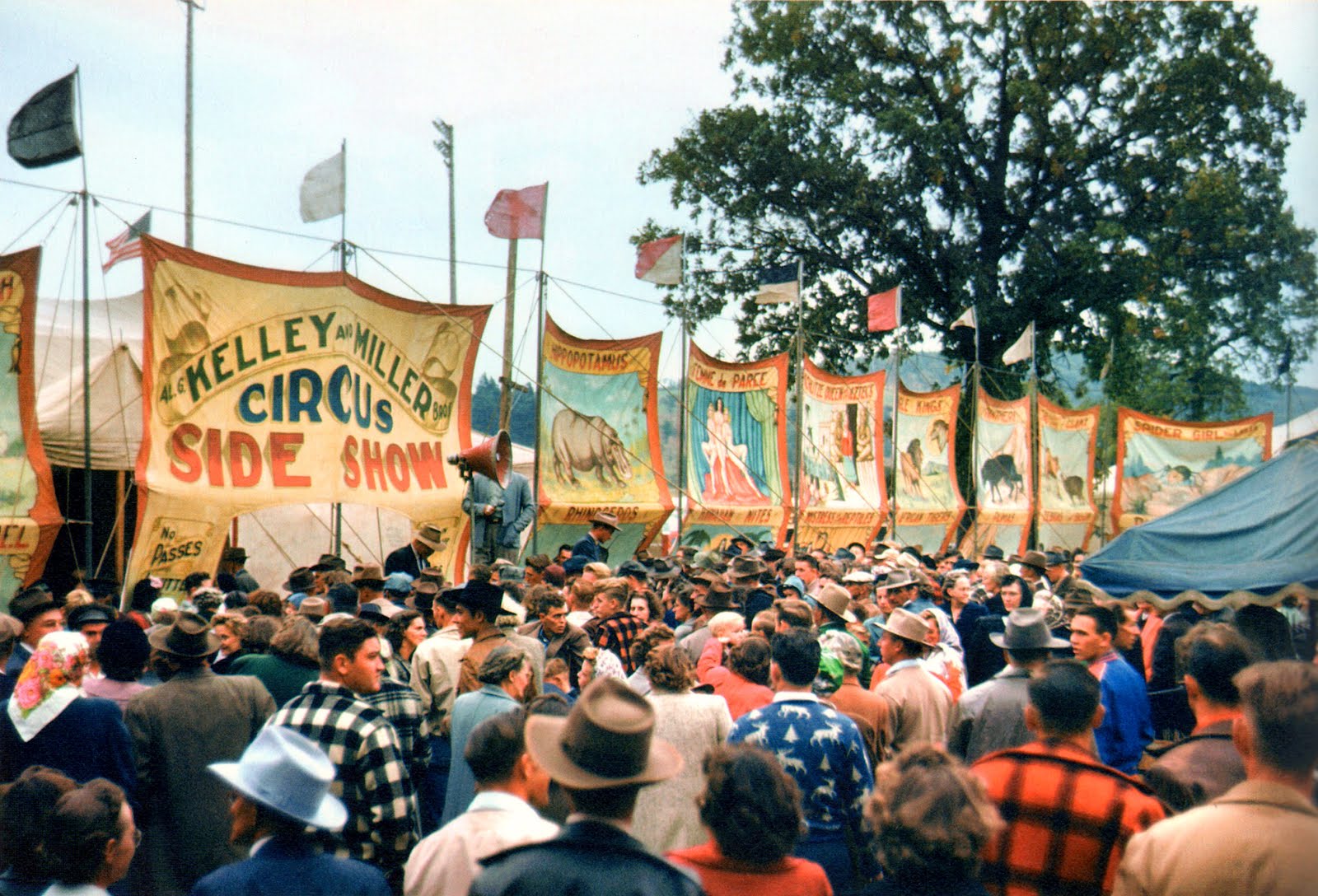 Incredible Vintage Color Photographs of the American Circus From the ...