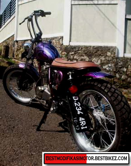 Modifikasi Honda GL 100 Bratstyle - Gambar Modifikasi Motor Terbaru