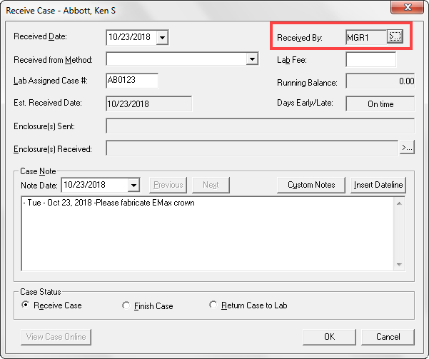 Tracking Lab Cases - How I Divide up Tasks