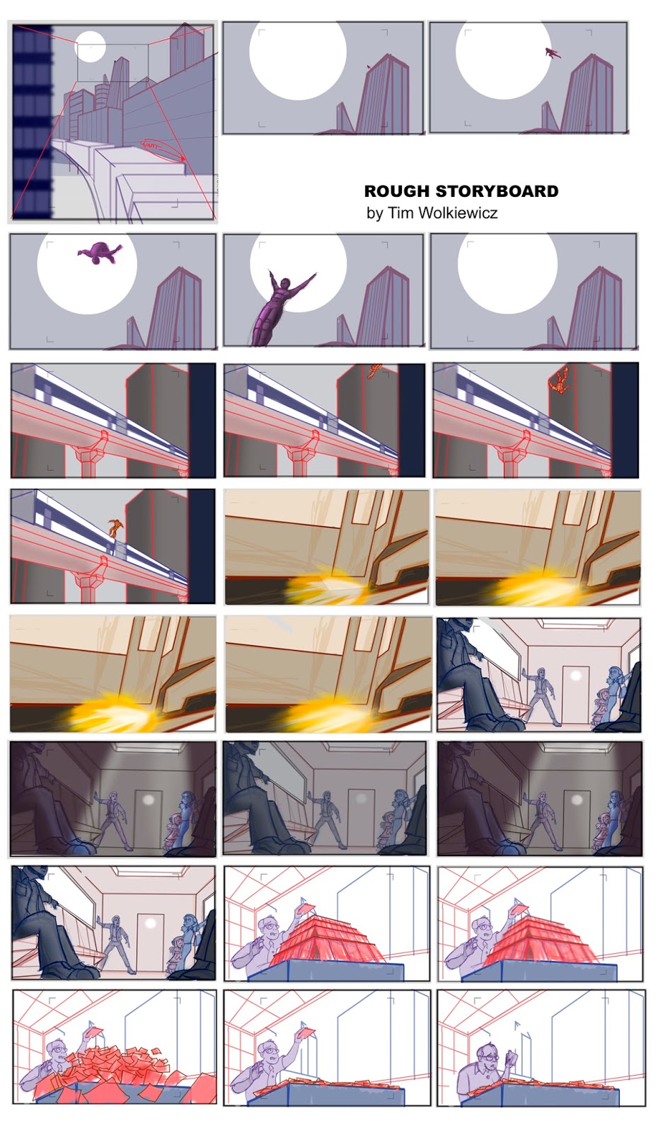 Timmy Art: STORYBOARDS