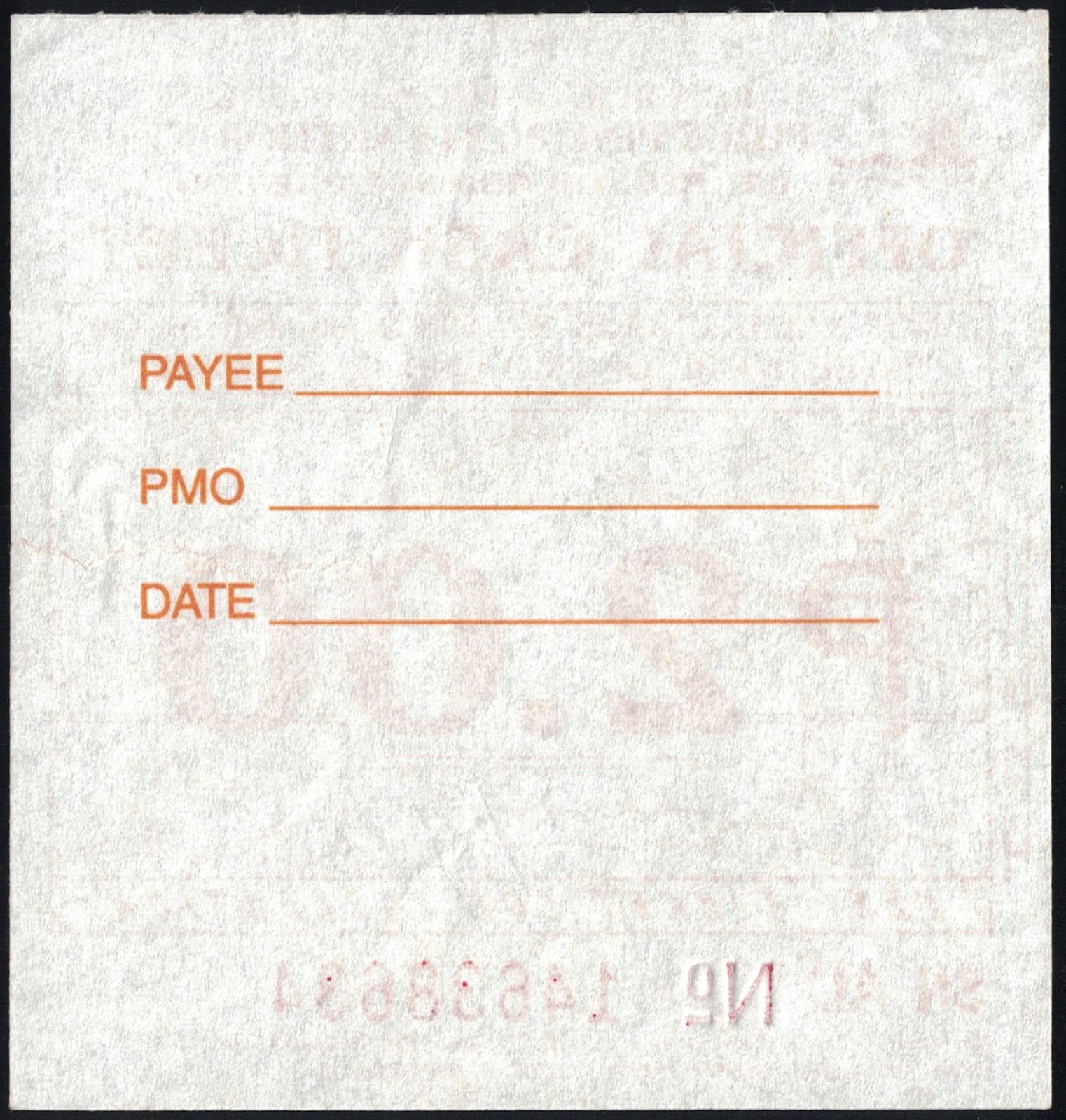 Philatelic Philippines: Official Cash Ticket: PPA