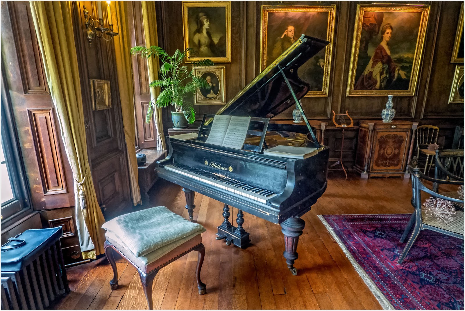 Lincolnshire Cam: Gunby Hall (Interior).