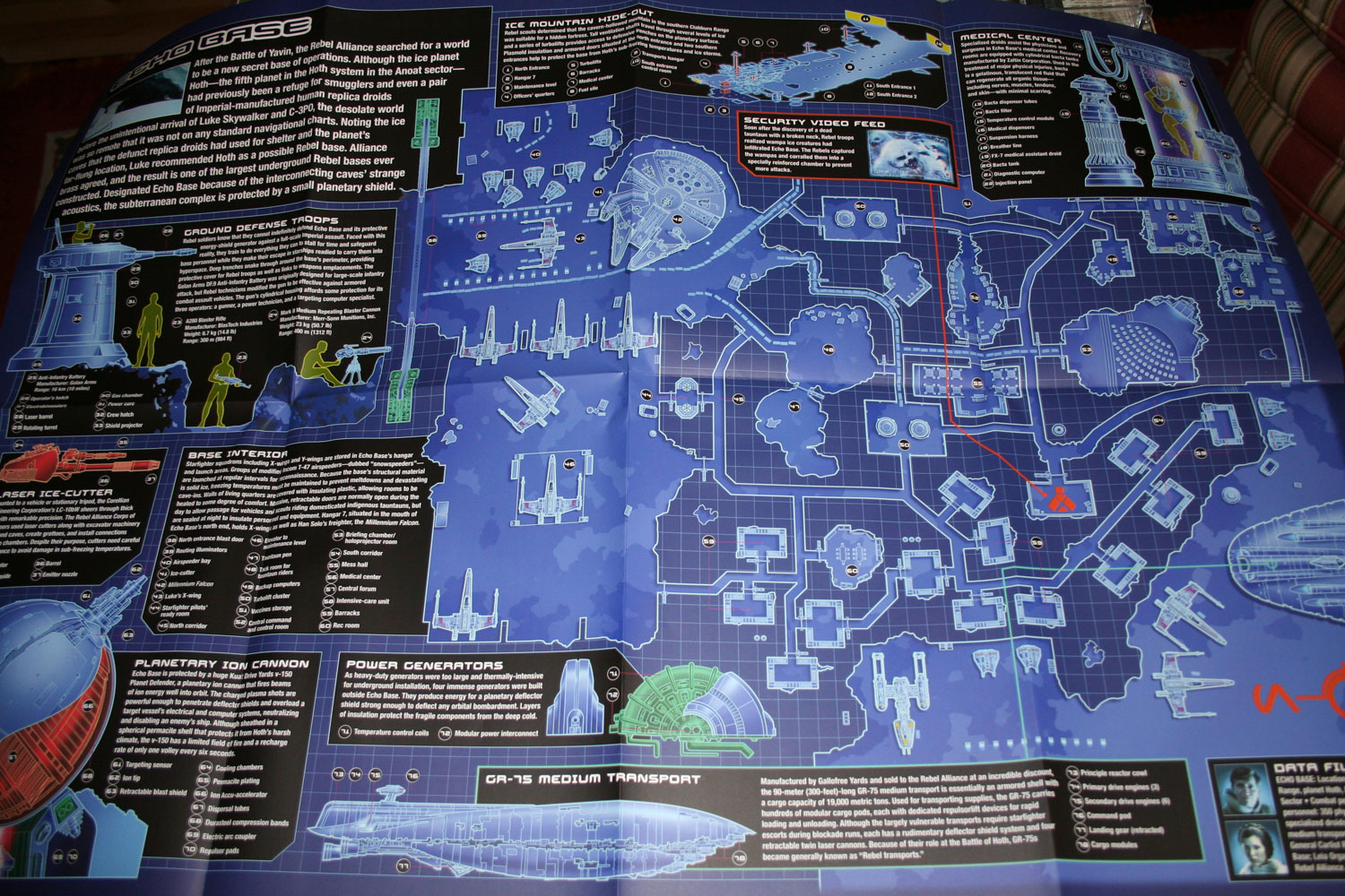Maps of Hoth Base Interior : r/StarWars