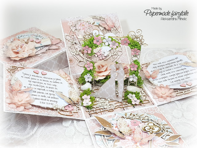 Magiczna Kartka: Wedding exploding box "A promise"