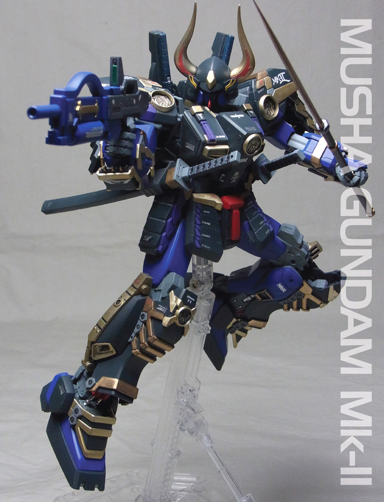 GUNDAM GUY: MG 1/100 Musha Gundam Mk-II - Painted Build