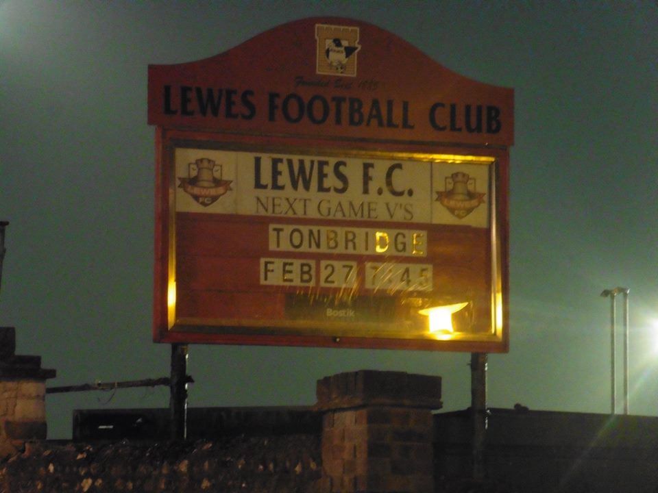 The Rainham End.: The Dripping Pan - Lewes