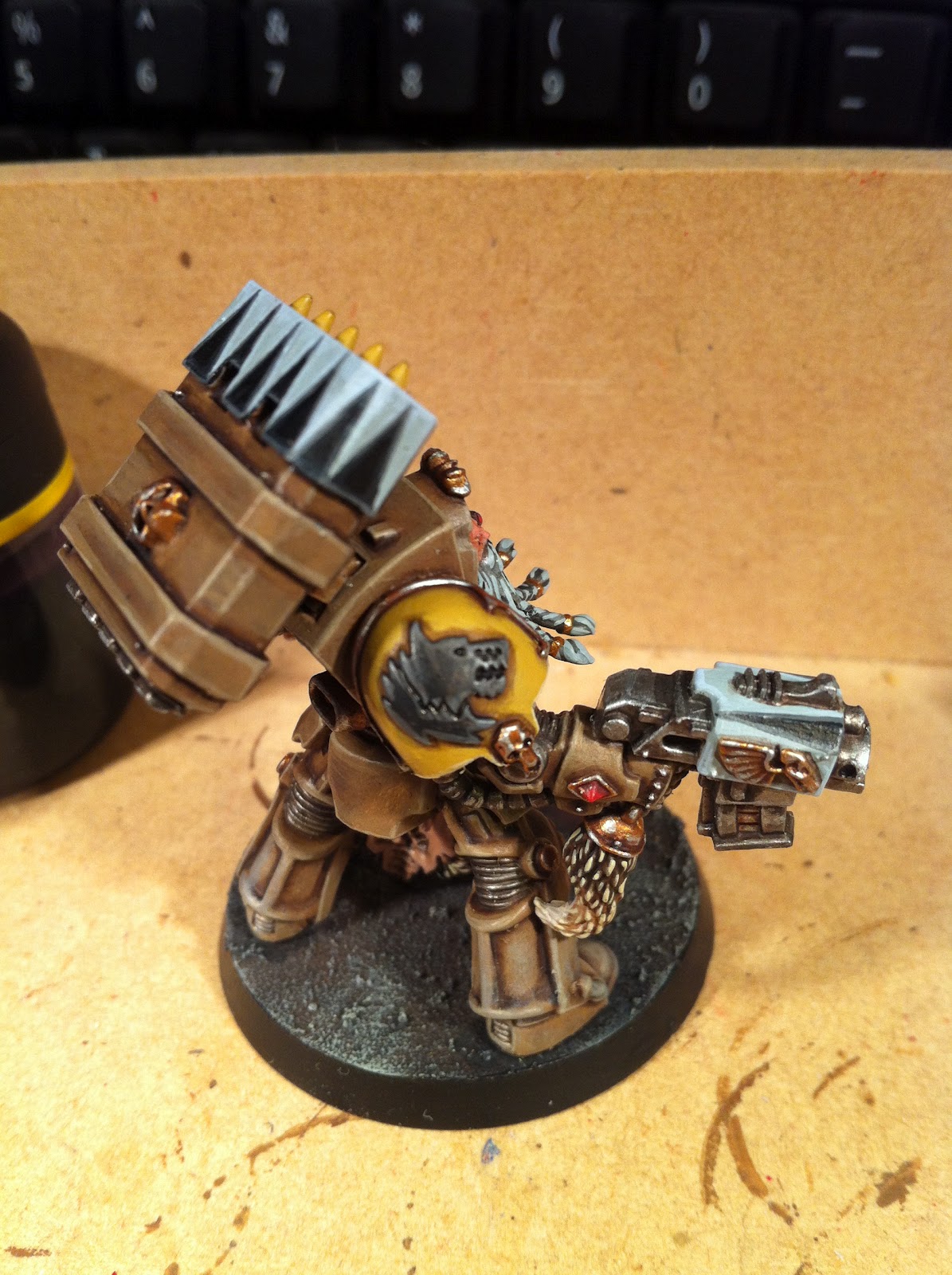 Tiny Metal Men: Finished - Long Fang Wolf Guard