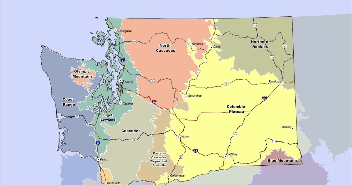 Wild Wandering Washington: Ecosystem Regions of Washington State