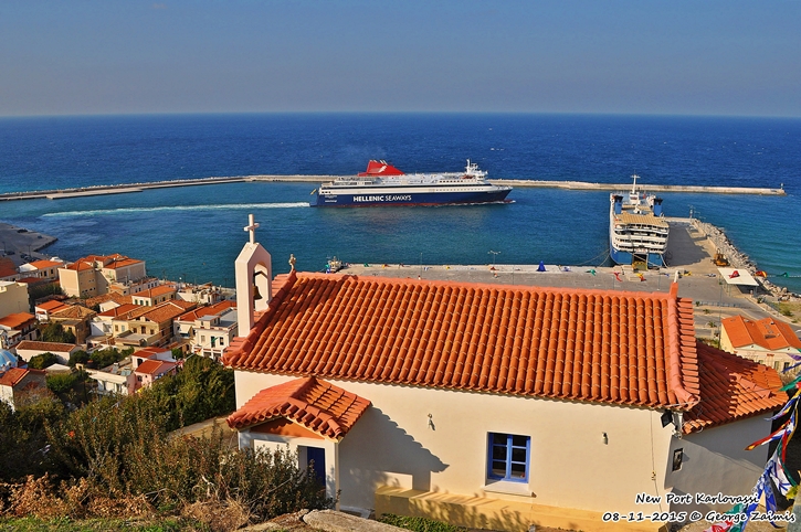 New Port Karlovassi: Αγιος Ταξιαρχης - Παλαιο Καρλοβασι